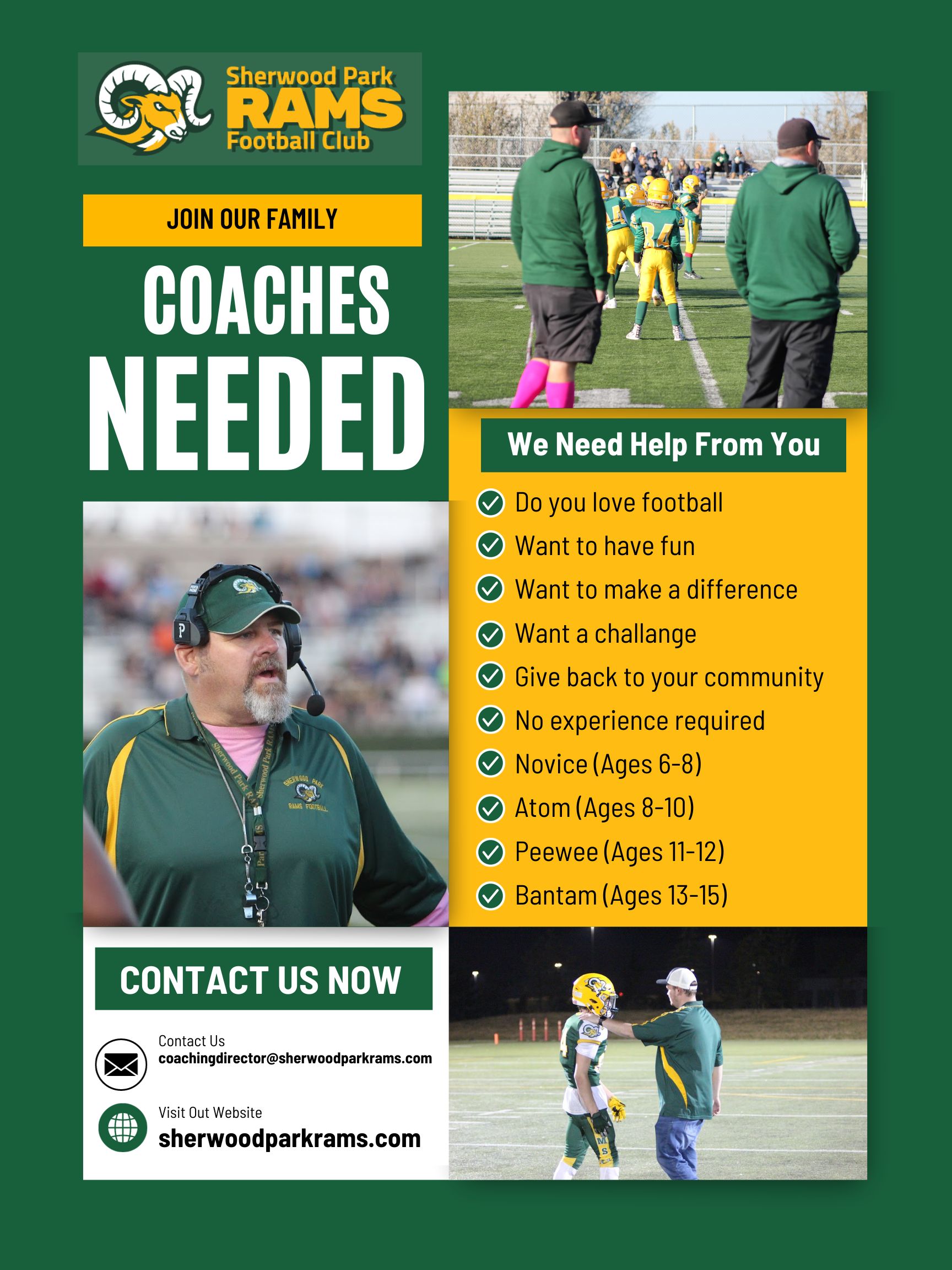 Sherwood Park Rams Football Club : Website by RAMP InterActive